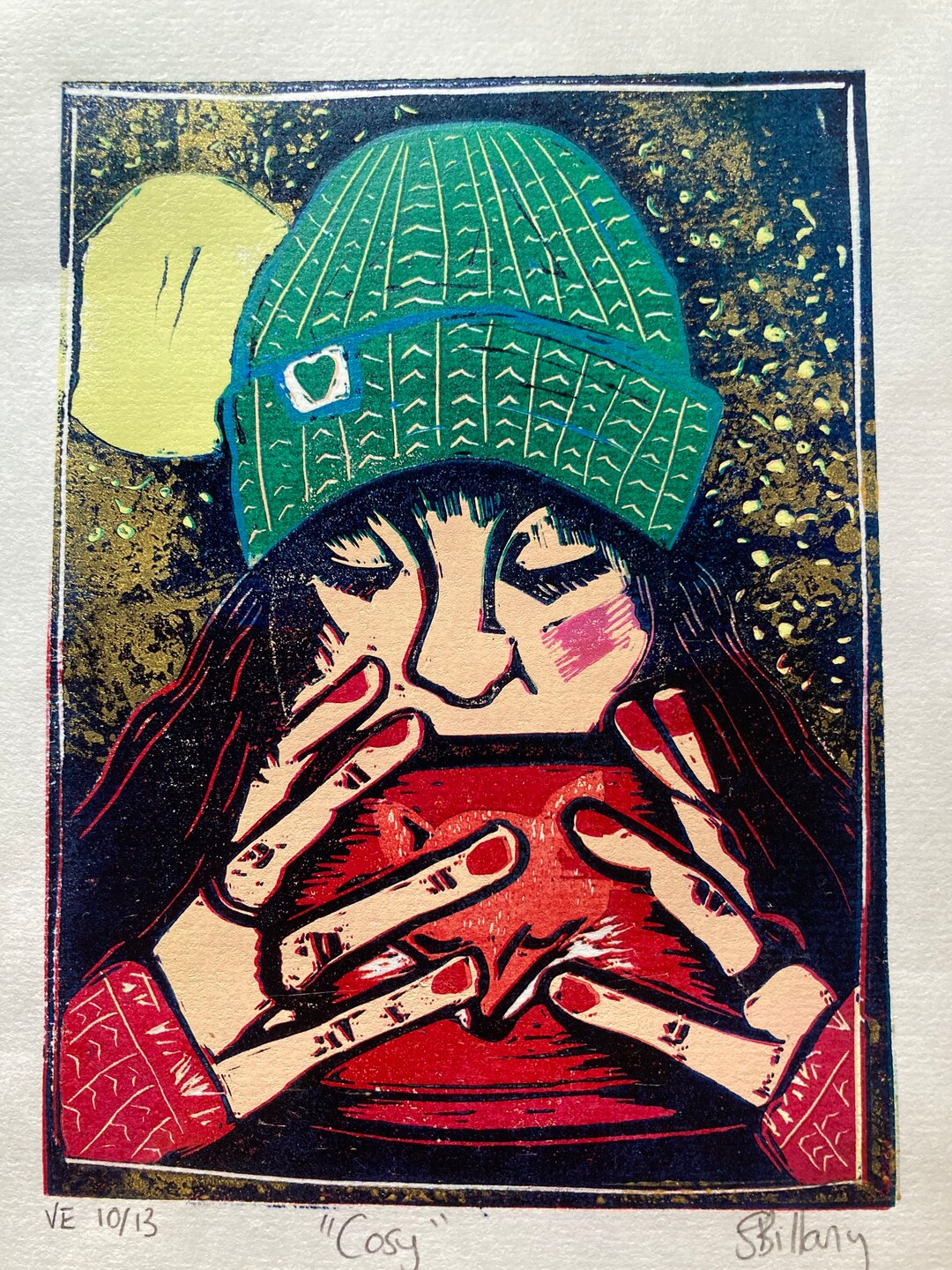 Cosy Limited Edition Reduction Print - Etsy