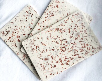 Set Rectangular Tray and Coasters / Rectangular Tray / Tray and Coaster ...