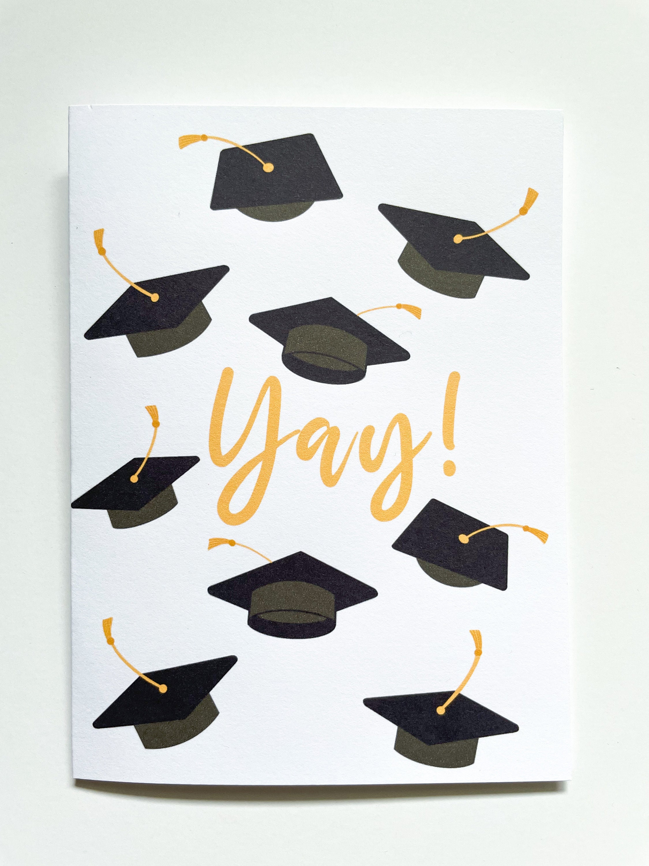 Yay Graduation Card, Congrats Grad Card, Graduation Greeting Card ...