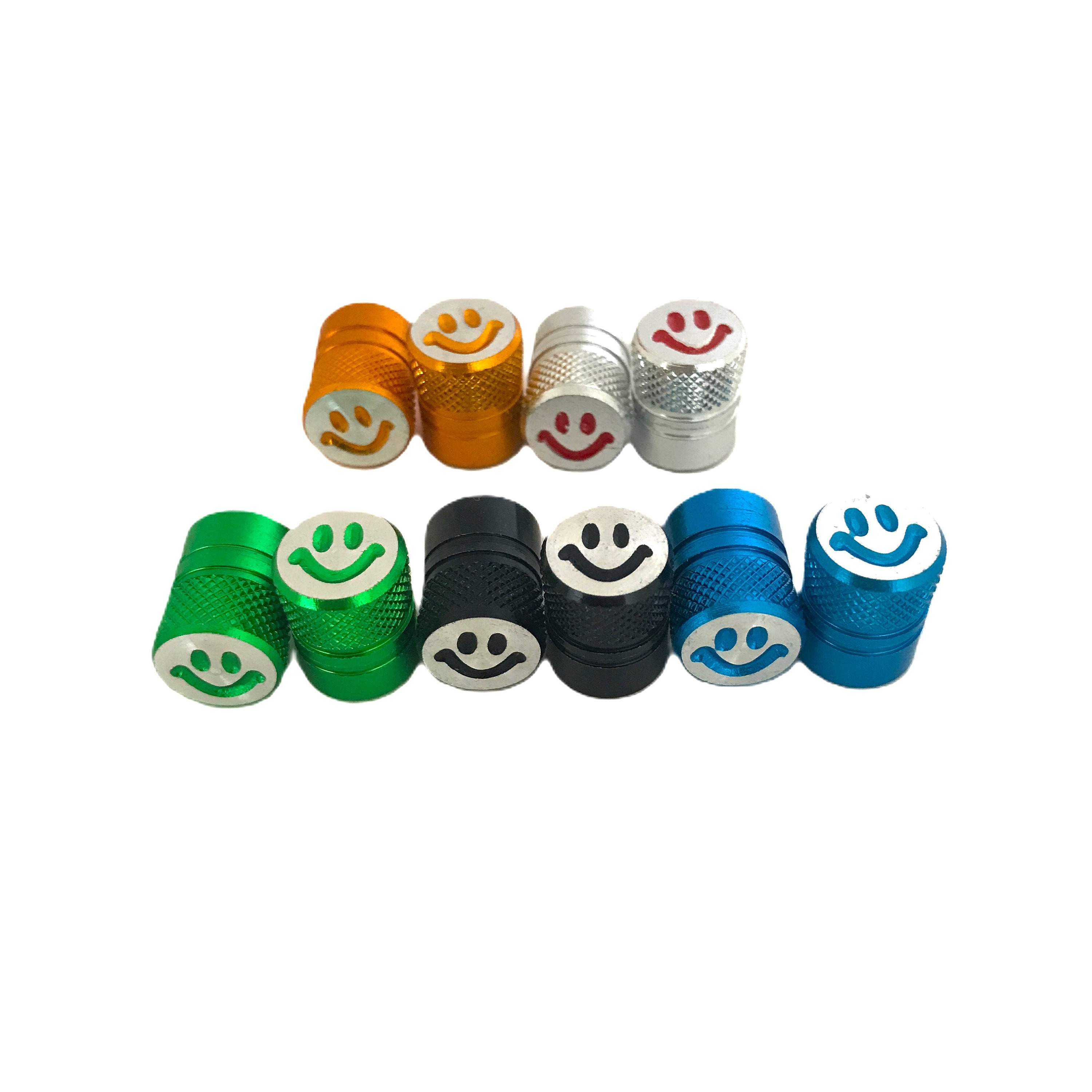 Smiley Face Dust Caps Choice of Colours : Set of 2 or 4 - Etsy