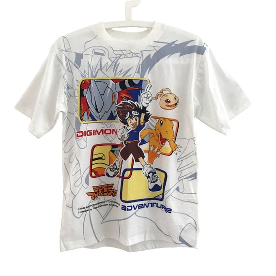 New! Digimon Adventure T-shirt Yagami & Agumon - Gem