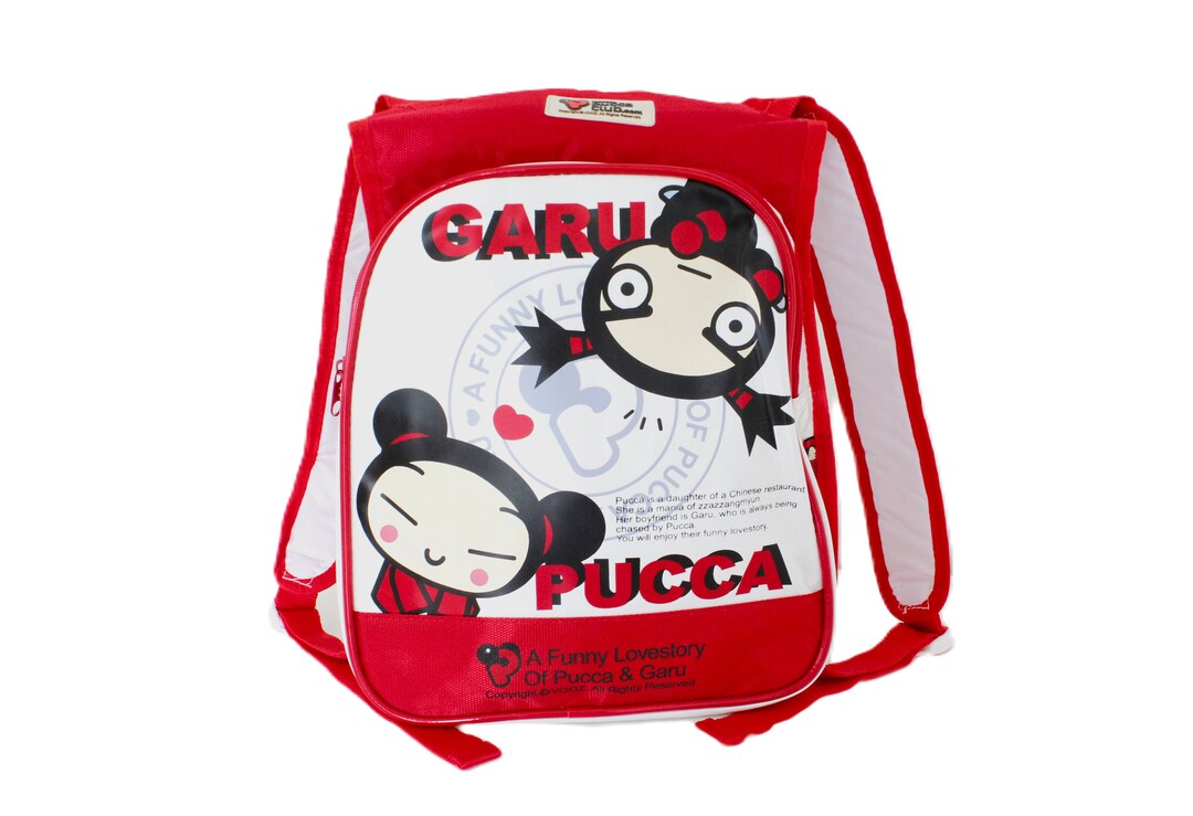 New With Tag. Pucca Funny Love Adjustable Back Pack "pucca & Garu" - Etsy