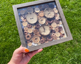 Button Shadow Box | Etsy