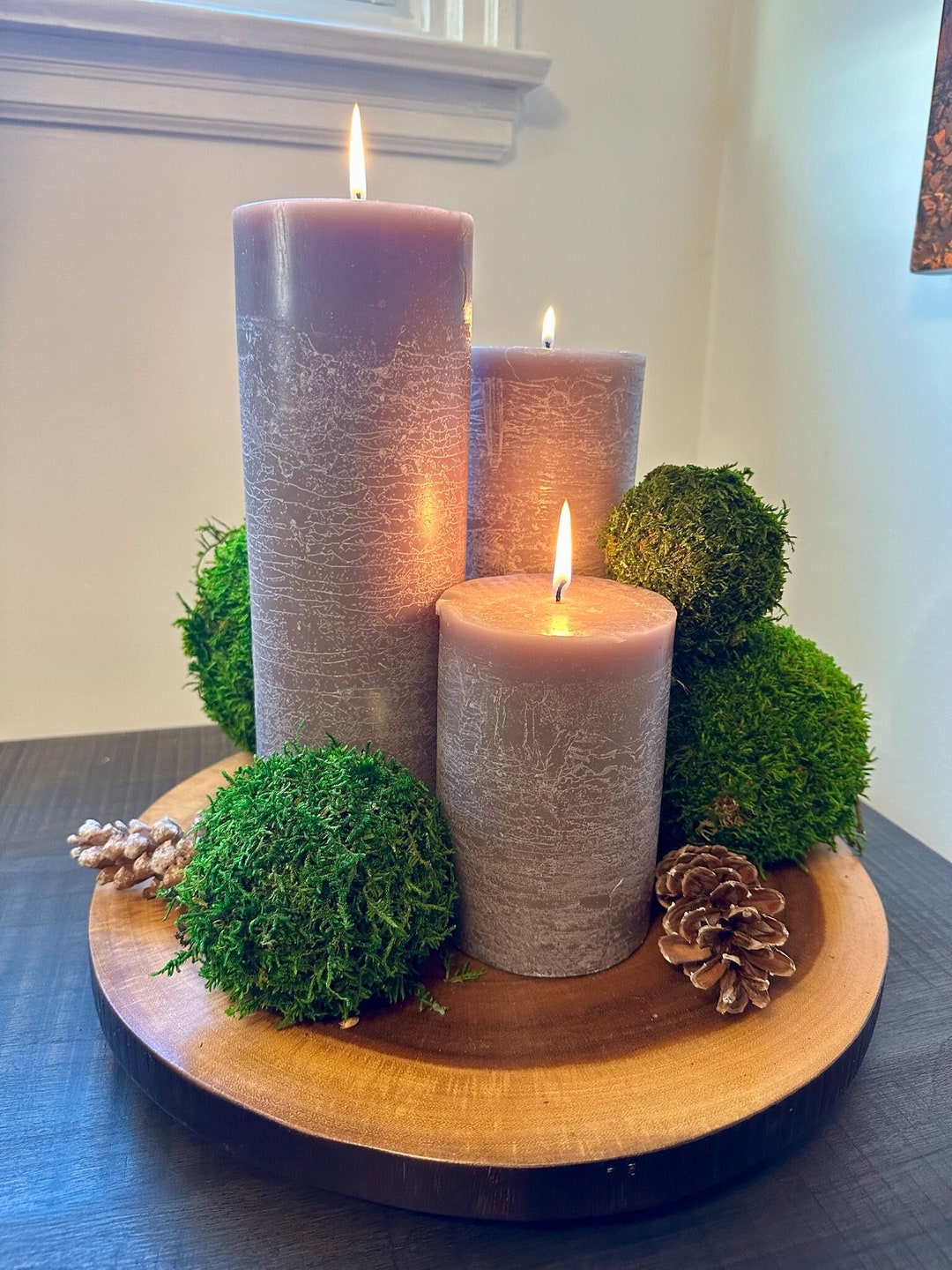 Moss Balls | Sheet Moss | Decorative Natural Moss Ball | Bowl Decor ...