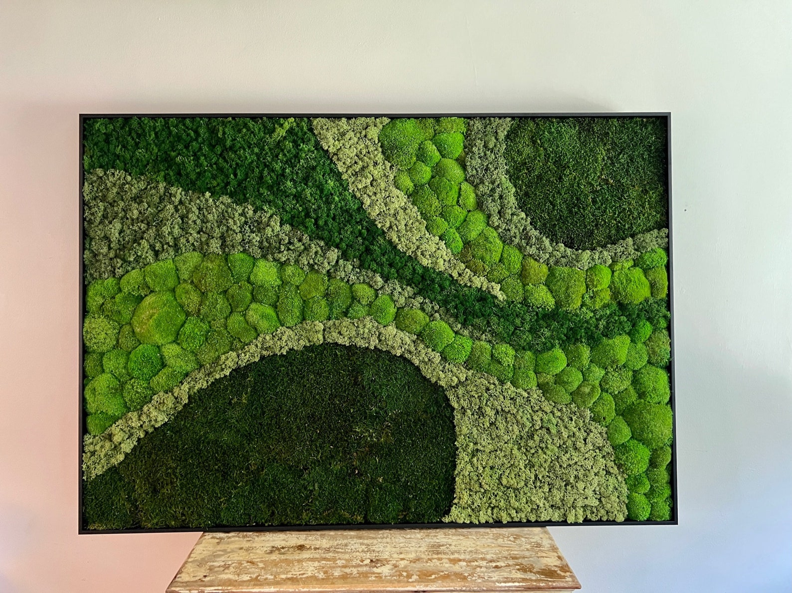 Moss Wall Art Preserved Moss Framed Large Moss Wall Decor - Etsy