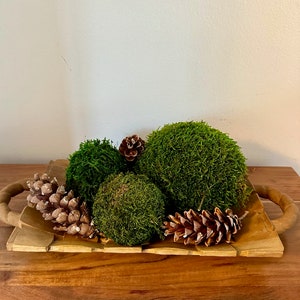 Moss Balls | Sheet Moss | Decorative Natural Moss Ball | Bowl Decor ...