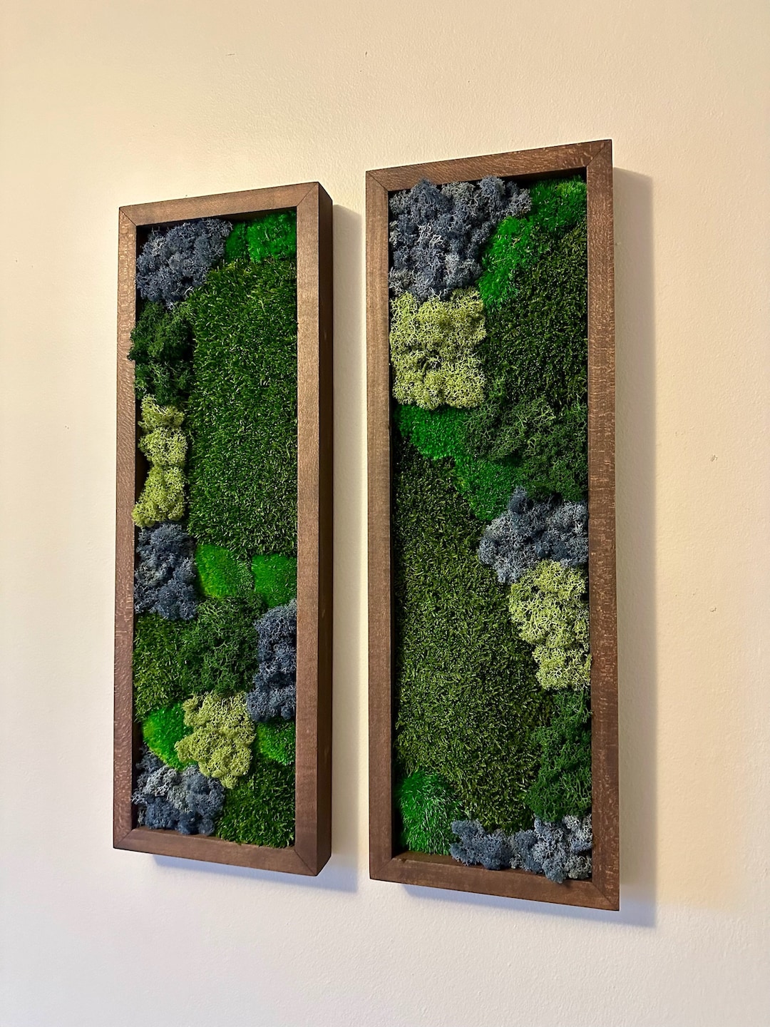 Moss Wall Art | Preserved Moss Art Framed | Moss Wall Decor | Moss Wall ...