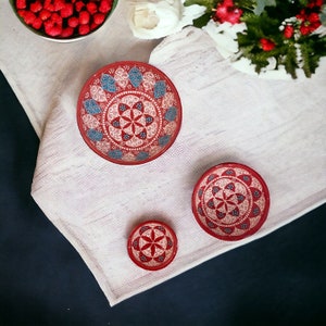 Turkish Ceramic Set of 3 Bowl, Serving Bowl, Mezze Bowl Set, Appetizer ...