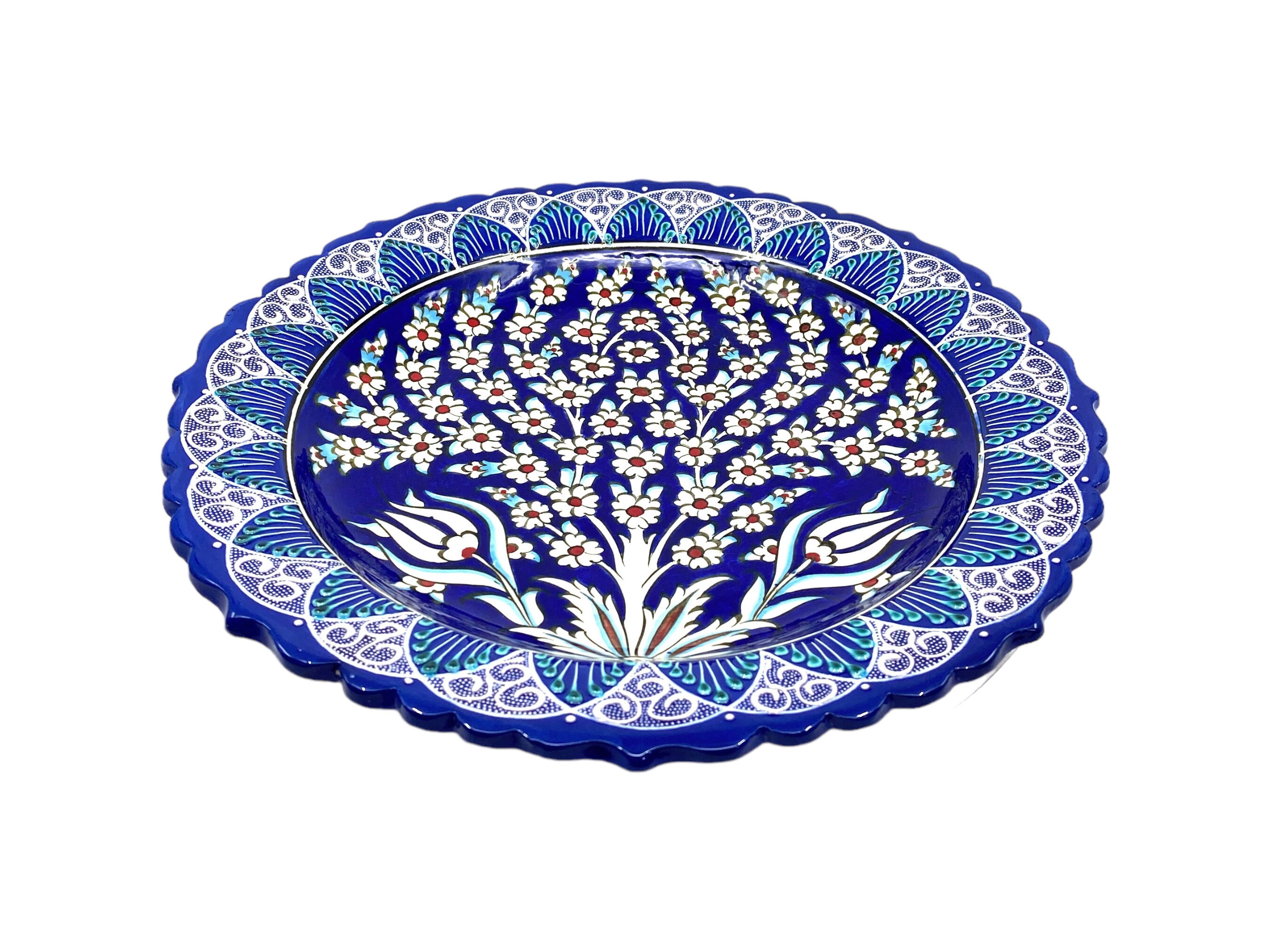 12'' Turkish Wall Plate / Colourful Wall Decor / - Etsy