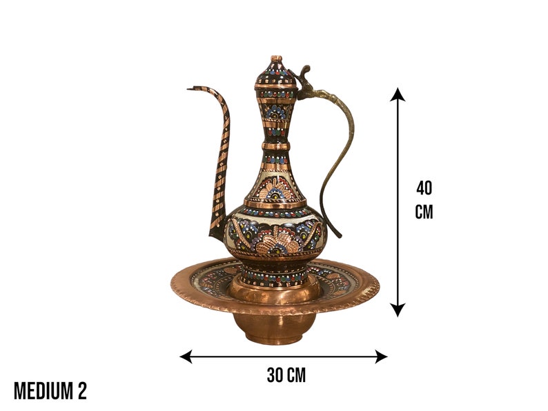 Traditional Turkish Pitcher, Handmade Pitcher, Vintage Copper Pitcher ...