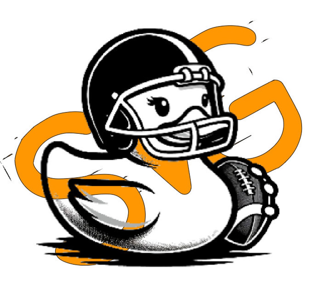 Football Duck, SVG File Instant Digital Download for Cricut and ...