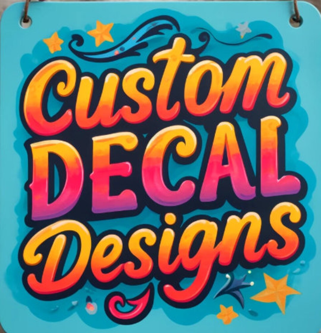 Custom Decal Designs, SVG File, Instant Digital Download, for Cricut ...