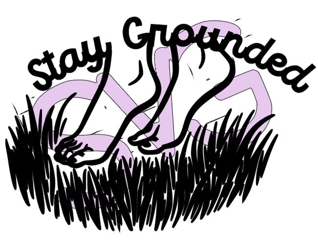 Stay Grounded SVG File Instant Digital Download Trending Inspirational ...