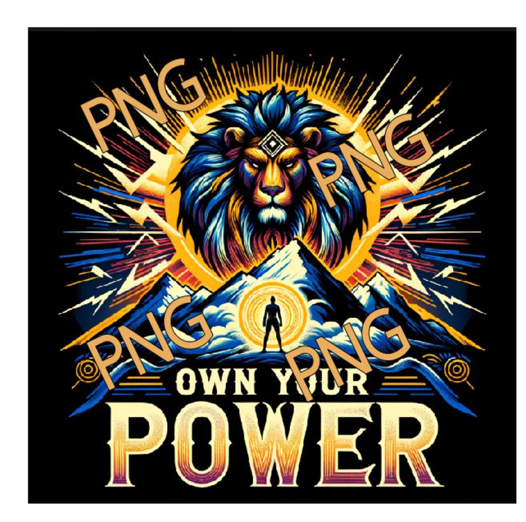 Own Your Power PNG File Instant Download Inspirational Trending PNG ...