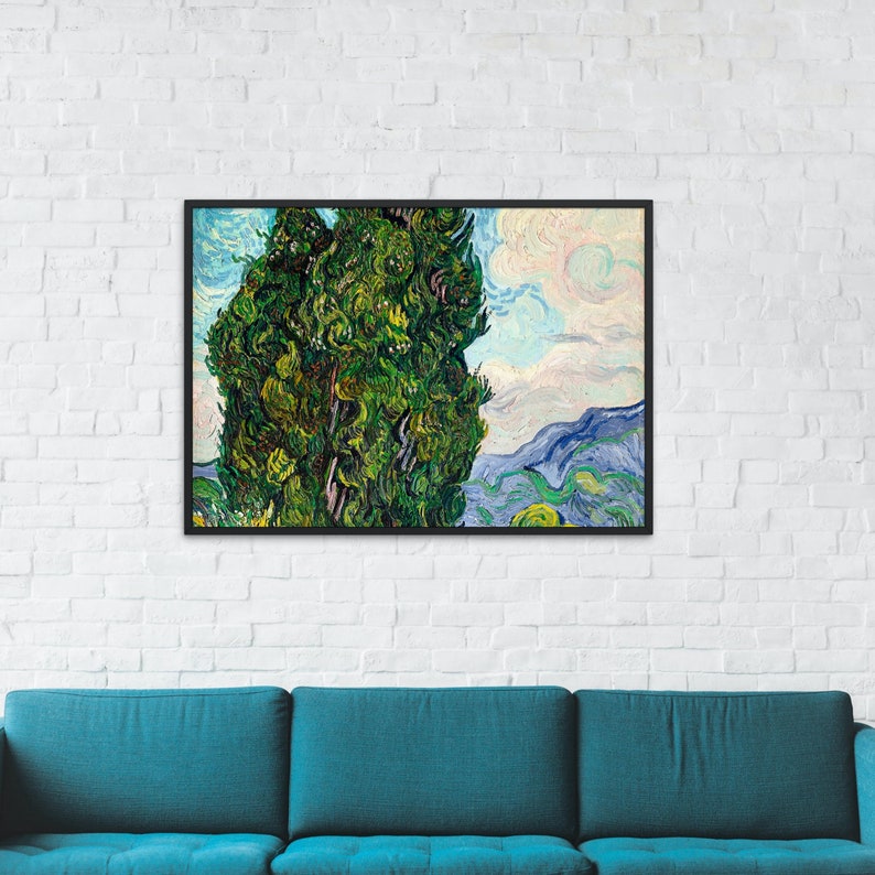 7 Starry Night Vincent Van Gogh Paintings. High Resolution - Etsy