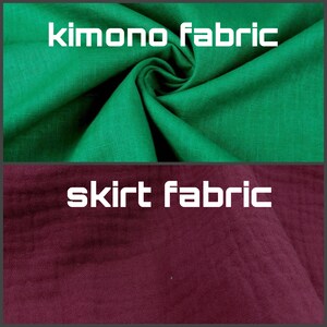 Custom Sewn Anime Mao Cosplay: Green Kimono Costume - Etsy