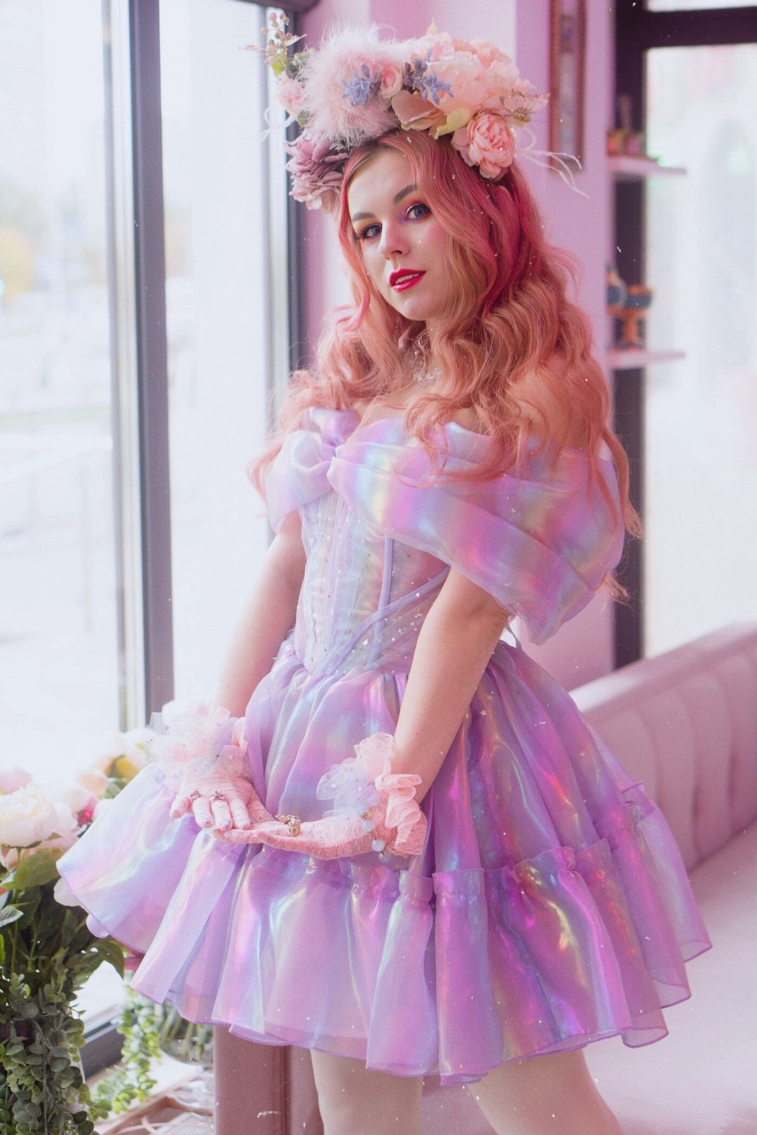 Fairy Magic Dress, Corset Mimi Dress, Magic Dress, Rainbow Dress ...