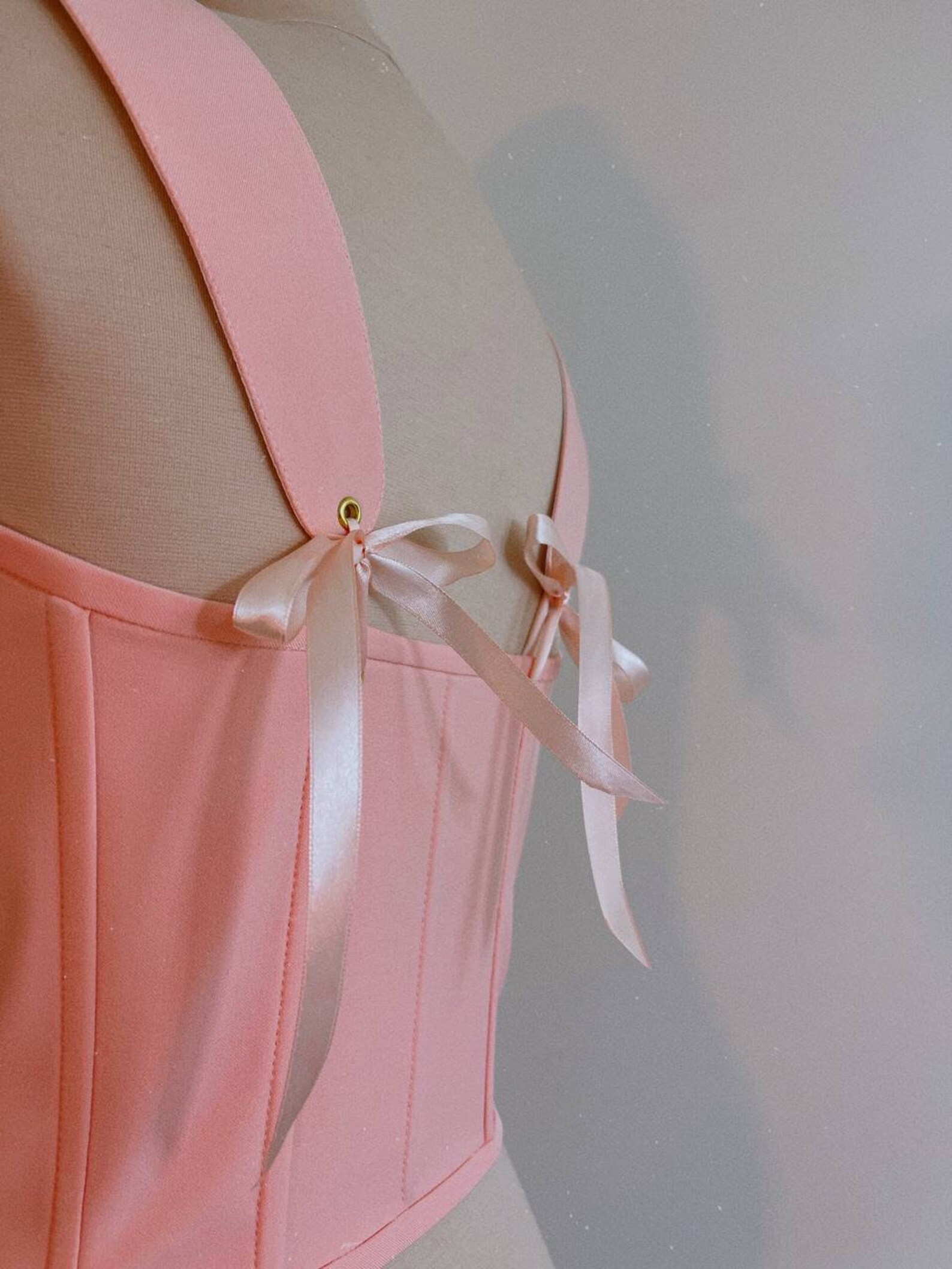 Corser With Front Lacing Corset Top Overbust Corset - Etsy