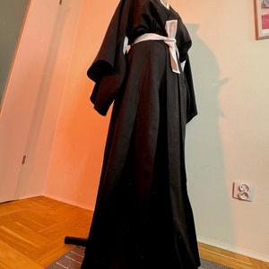Custom Soul Reaper Cosplay Costume: Linen Blend Kimono - Etsy