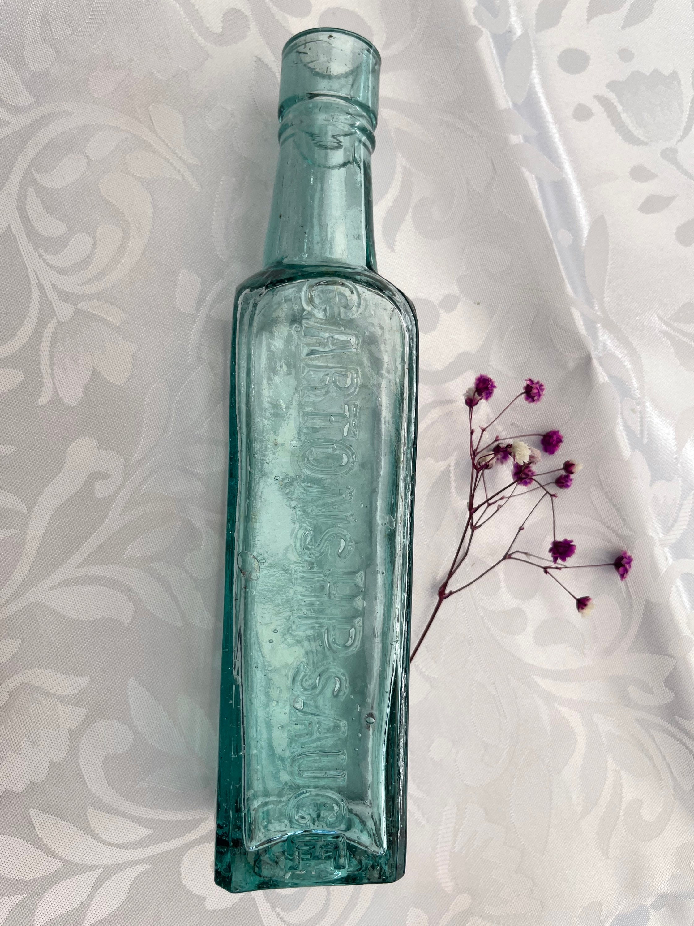 Vintage Gartons HP Sauce Bottle Aqua - Etsy.de
