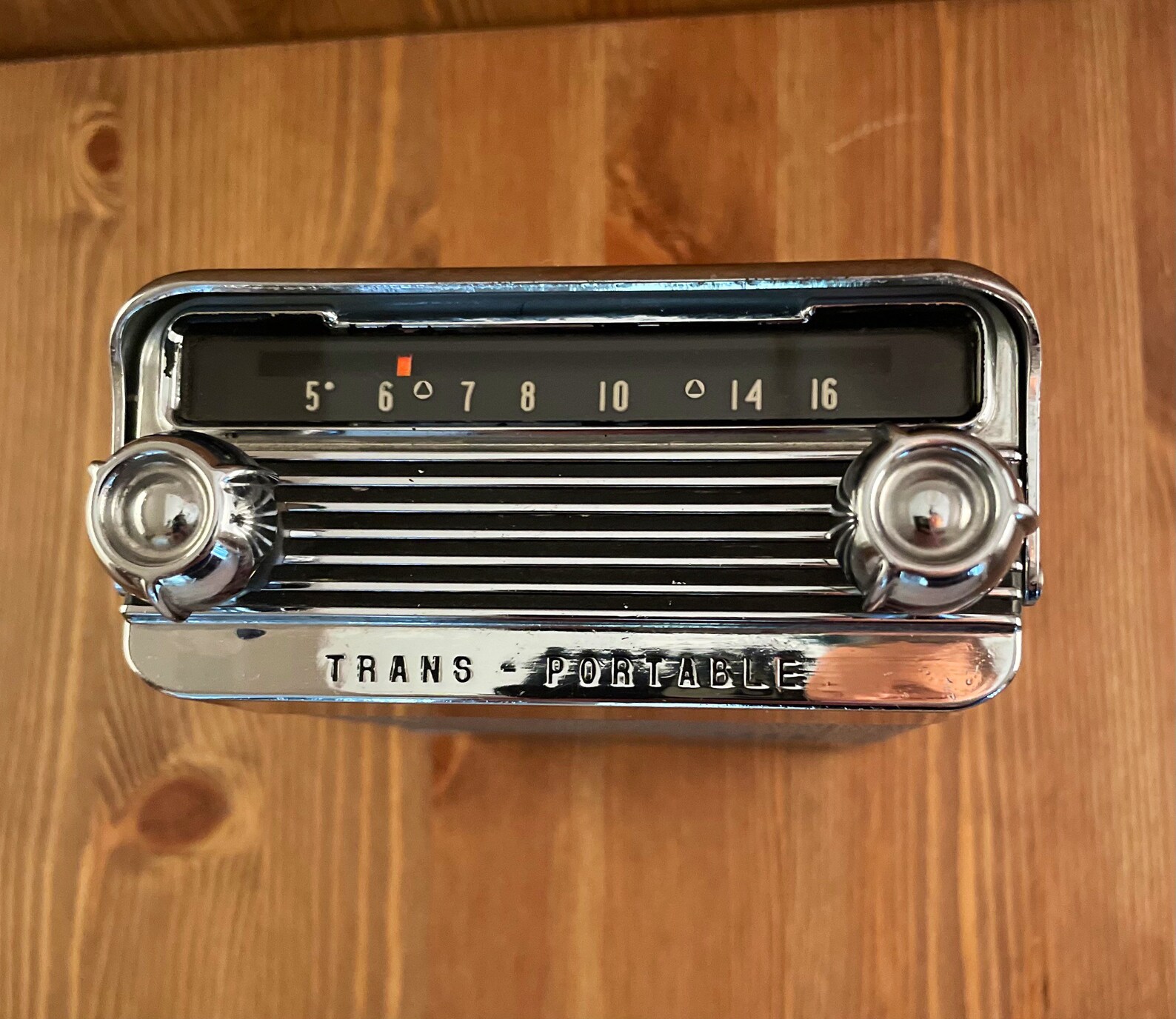 1958 Trans Portable Radio With Knobs, Delco - Etsy