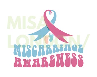 Miscarriage Ribbon Svg - Etsy