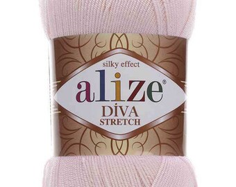Alize Diva Stretch Yarn - Etsy