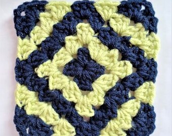 Crochet Diamond Granny Square PDF Pattern - Etsy