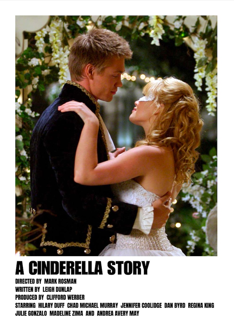 A Cinderella Story Movie Poster Polaroid Aesthetic Digital Download ...
