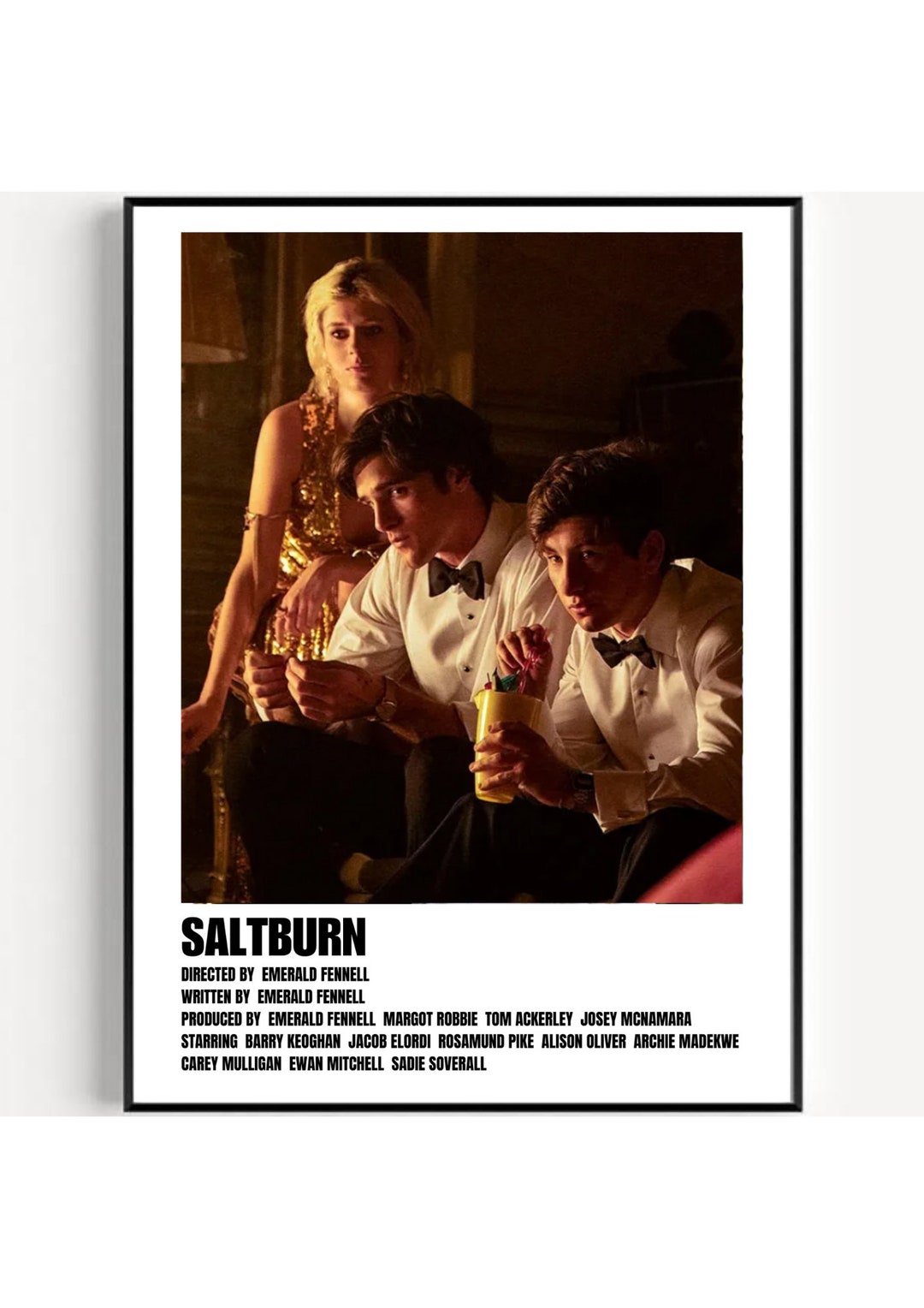 Saltburn Movie Poster Polaroid Aesthetic Digital Download Print Film TV ...