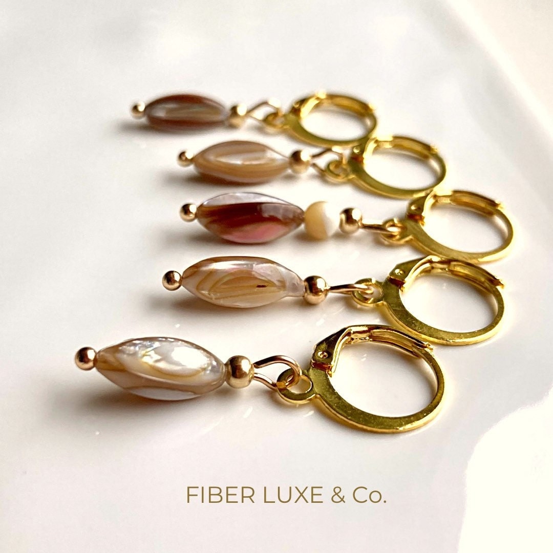 Simnia Shell Collection • Stitch Markers and Progress Keeper Set ...