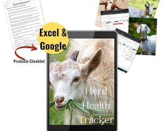 Goat Doe Health & Breeding Record Instant Download Organizer - Etsy