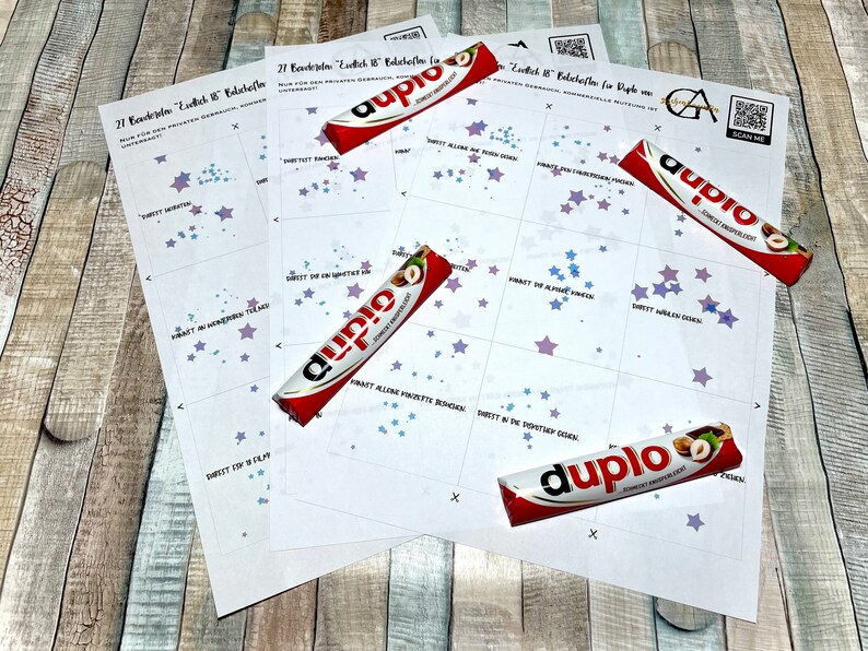 27 Duplo Banner 18th Birthday Girl/boy, YOU Are Messages, Duplo Sticker ...