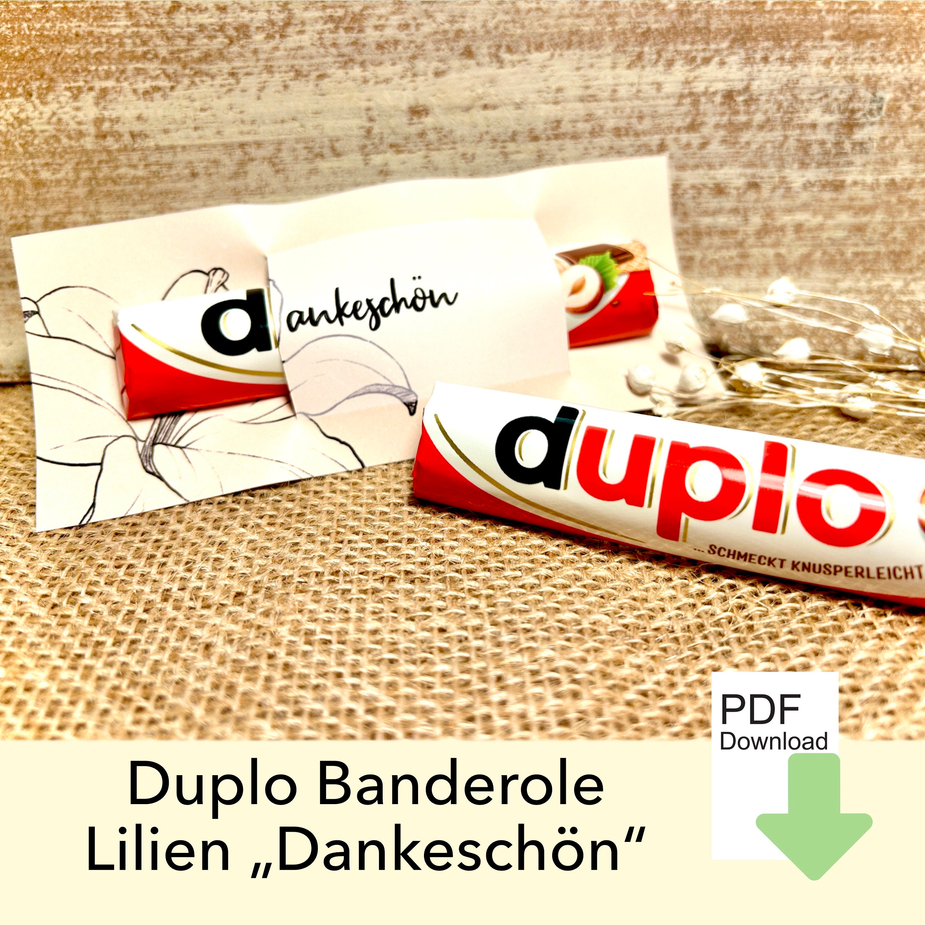 Danke Duplo Banderole, Dankeschön, Aufmerksamkeit Kollegen, Danke ...