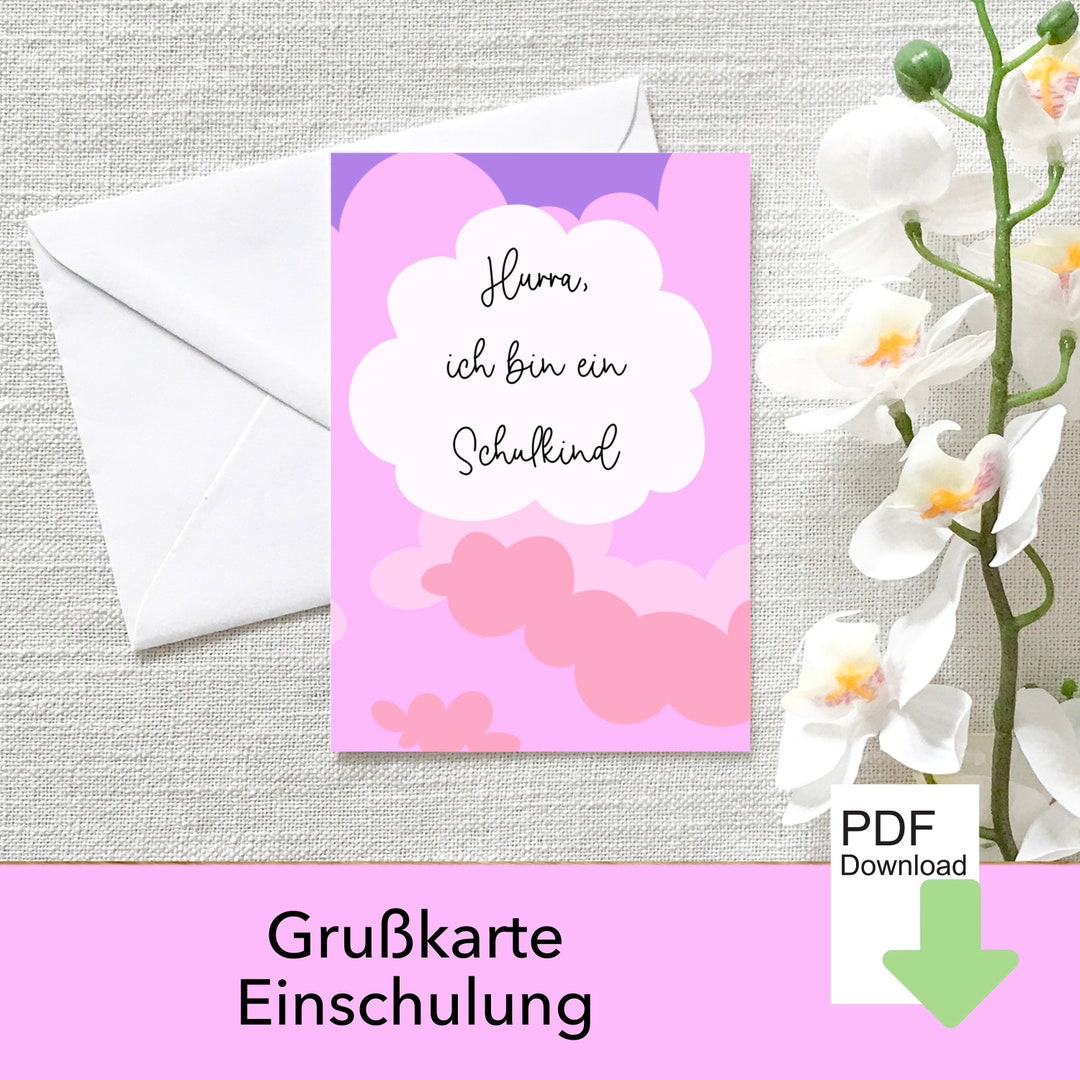 School Enrollment Greeting Card, School Enrollment Cards, School Start ...