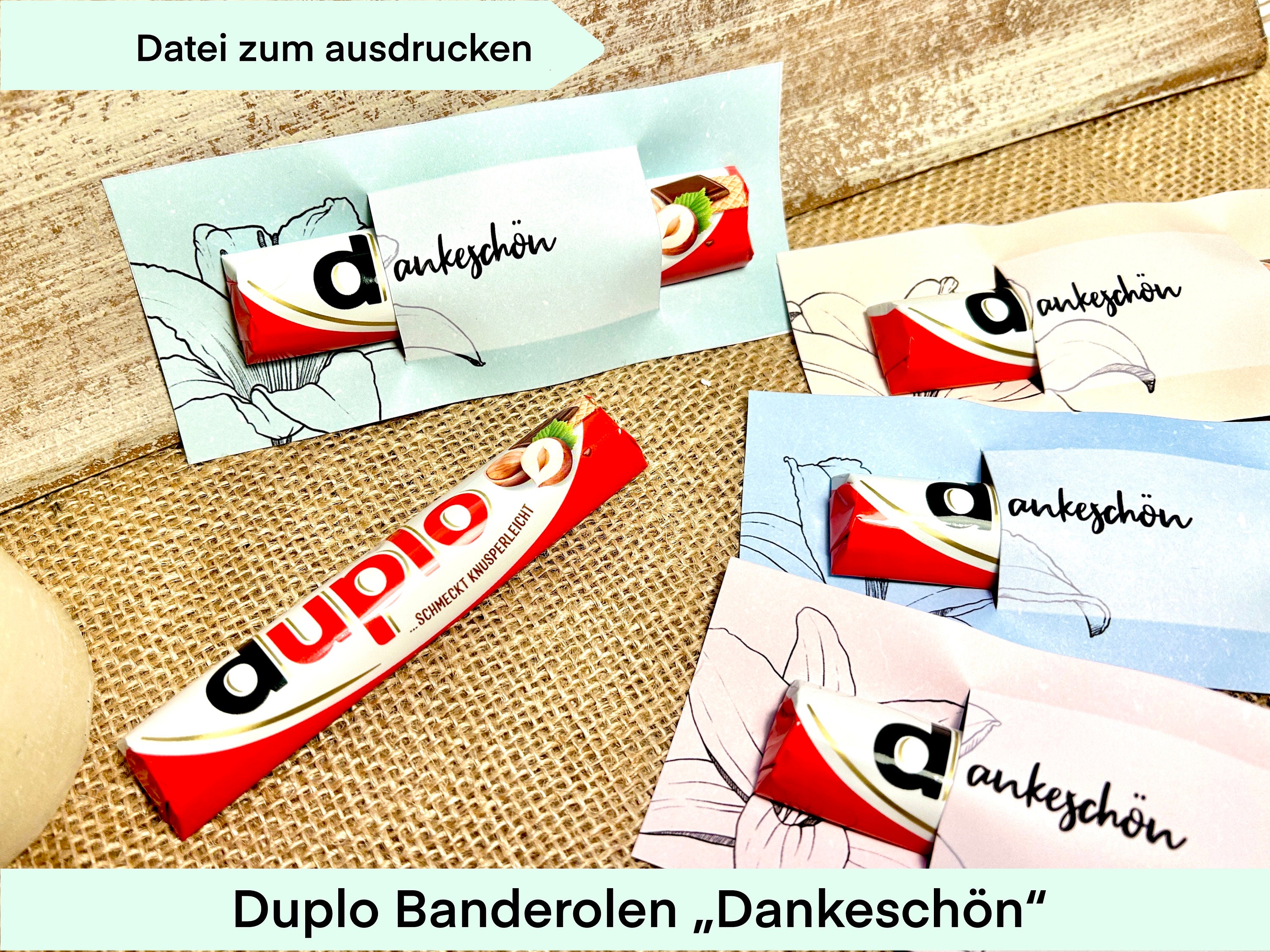 Danke Duplo Banderole, Dankeschön, Aufmerksamkeit Kollegen, Danke ...
