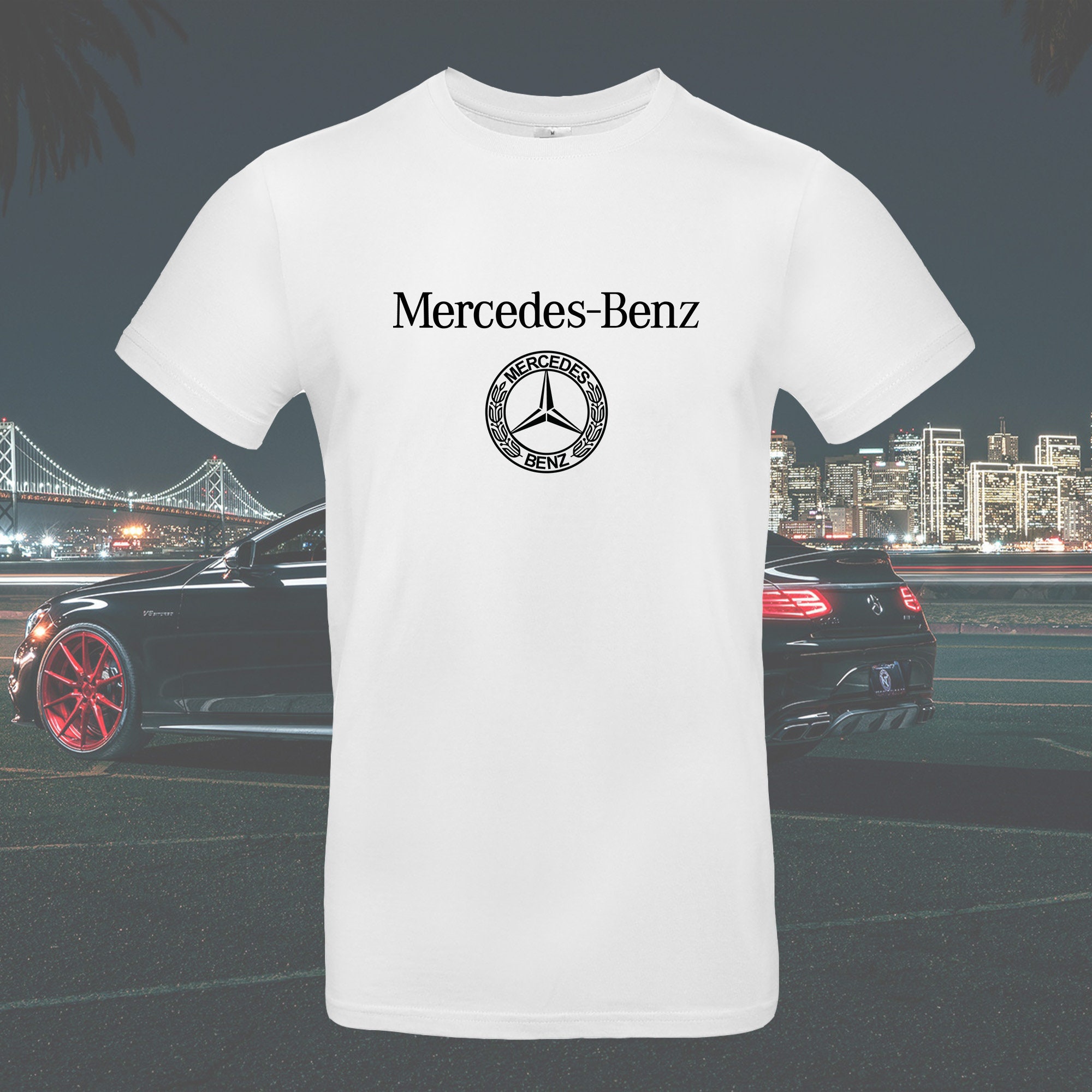 Mercedes-Benz Retro T-Shirt Mercedes Classic Logo Shirt | Etsy