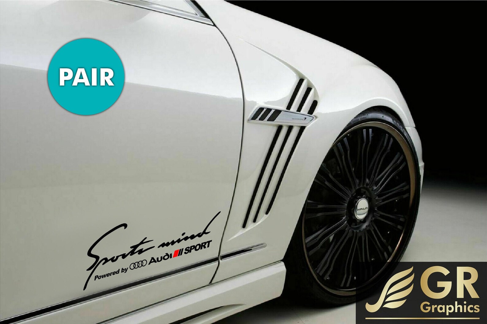 Sports Mind Powered by AUDI Sport Decal Sticker Racing S Line | Etsy