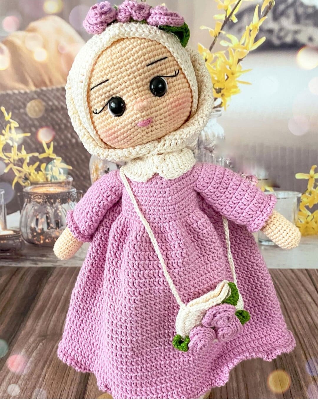 Hijabi Muslim Doll for Ramadan Gift, Crochet Muslim Doll for Kids ...