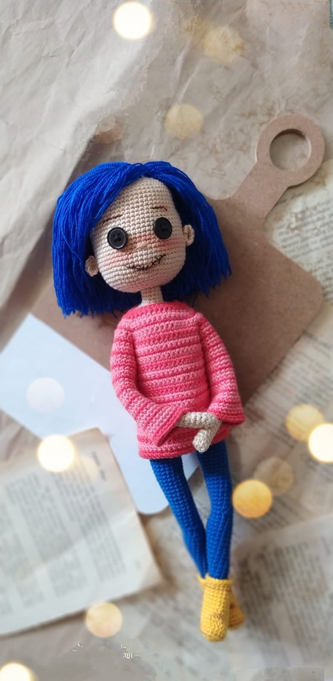 Caroline Doll for Sale, Handmade Christmass Gift, Amigurumi Finished ...