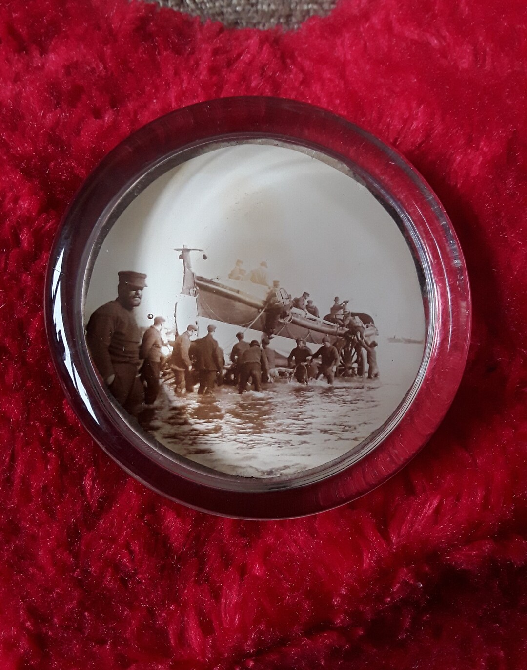 Antique Late Victorian or Early Edwardian Picture Paperweight - Etsy