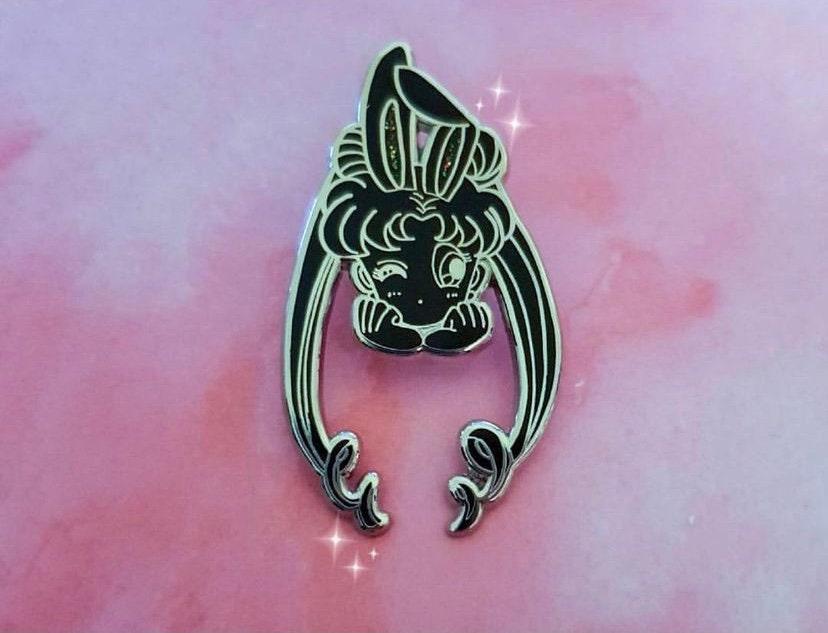Magical Bunny Girl Hard Enamel Pin Badge | Etsy