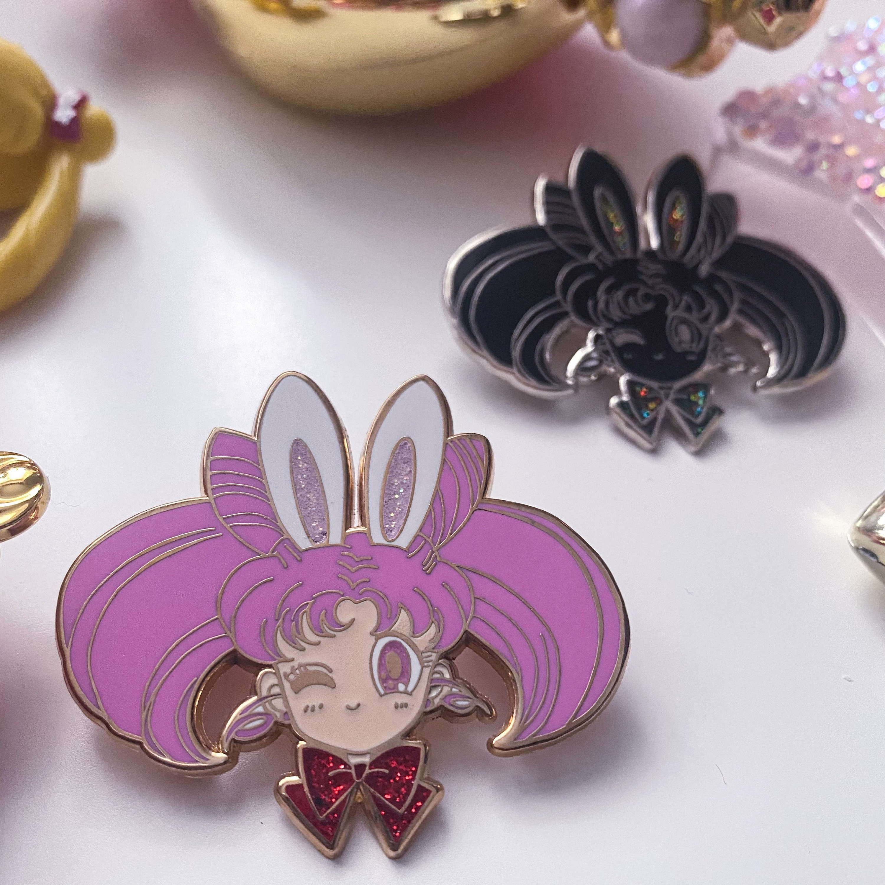 Magical Bunny Girl Hard Enamel Pin Badge | Etsy Hong Kong