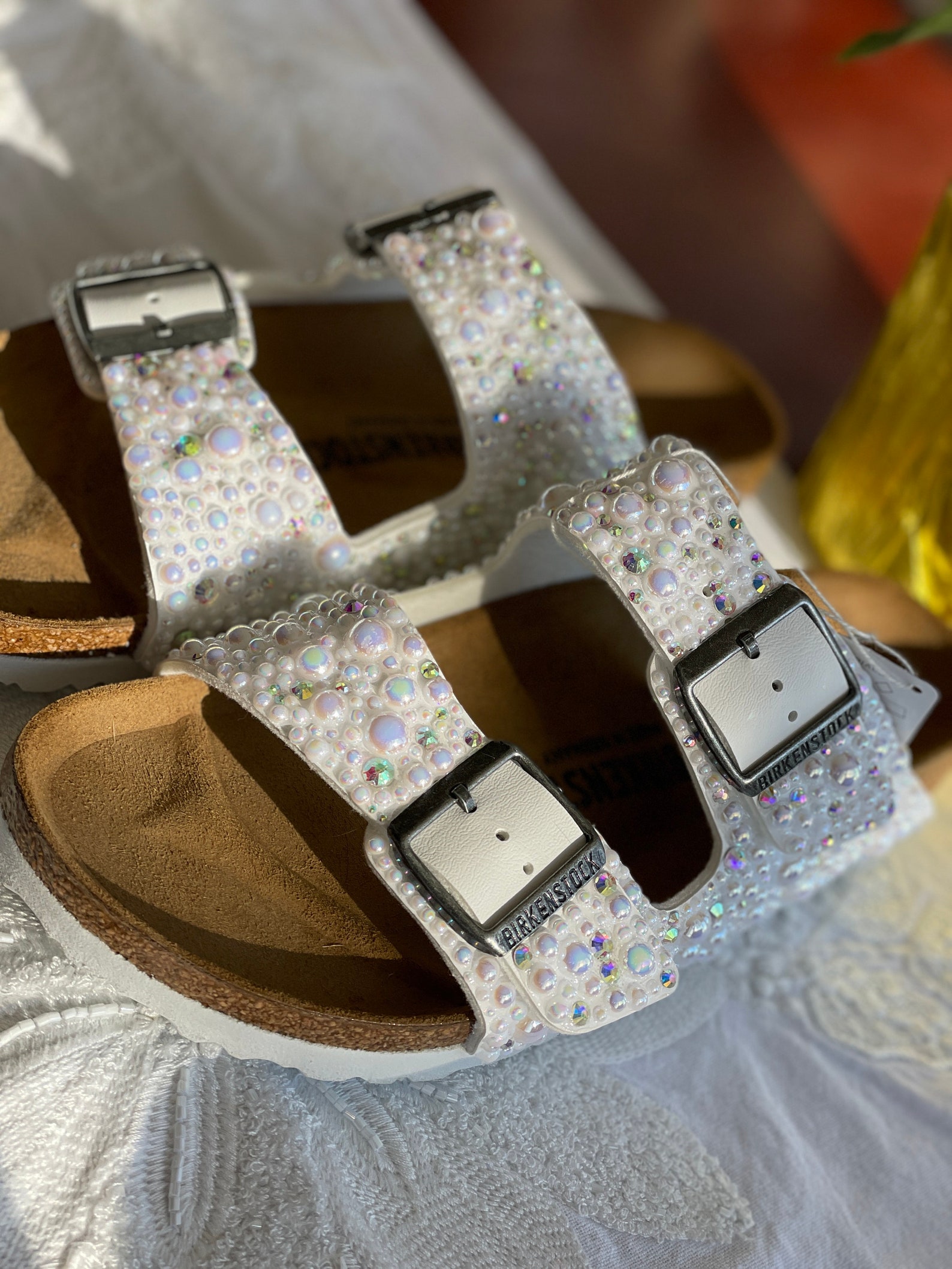 Custom Birkenstock Sandals Birkenstocks Wedding - Etsy
