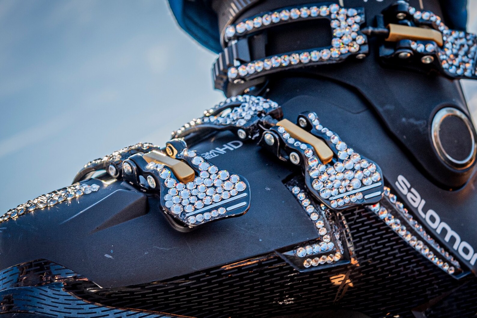 Custom Real Swarovski Crystal Ski Boots, Custom Ski Boots for Women ...