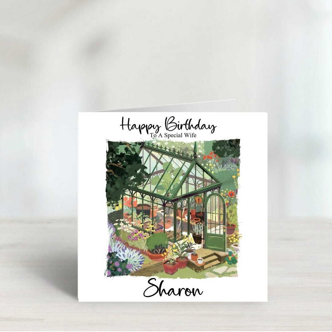 Gardening Birthday Card Personalised Mum Nan Grandma Daughter Sister ...