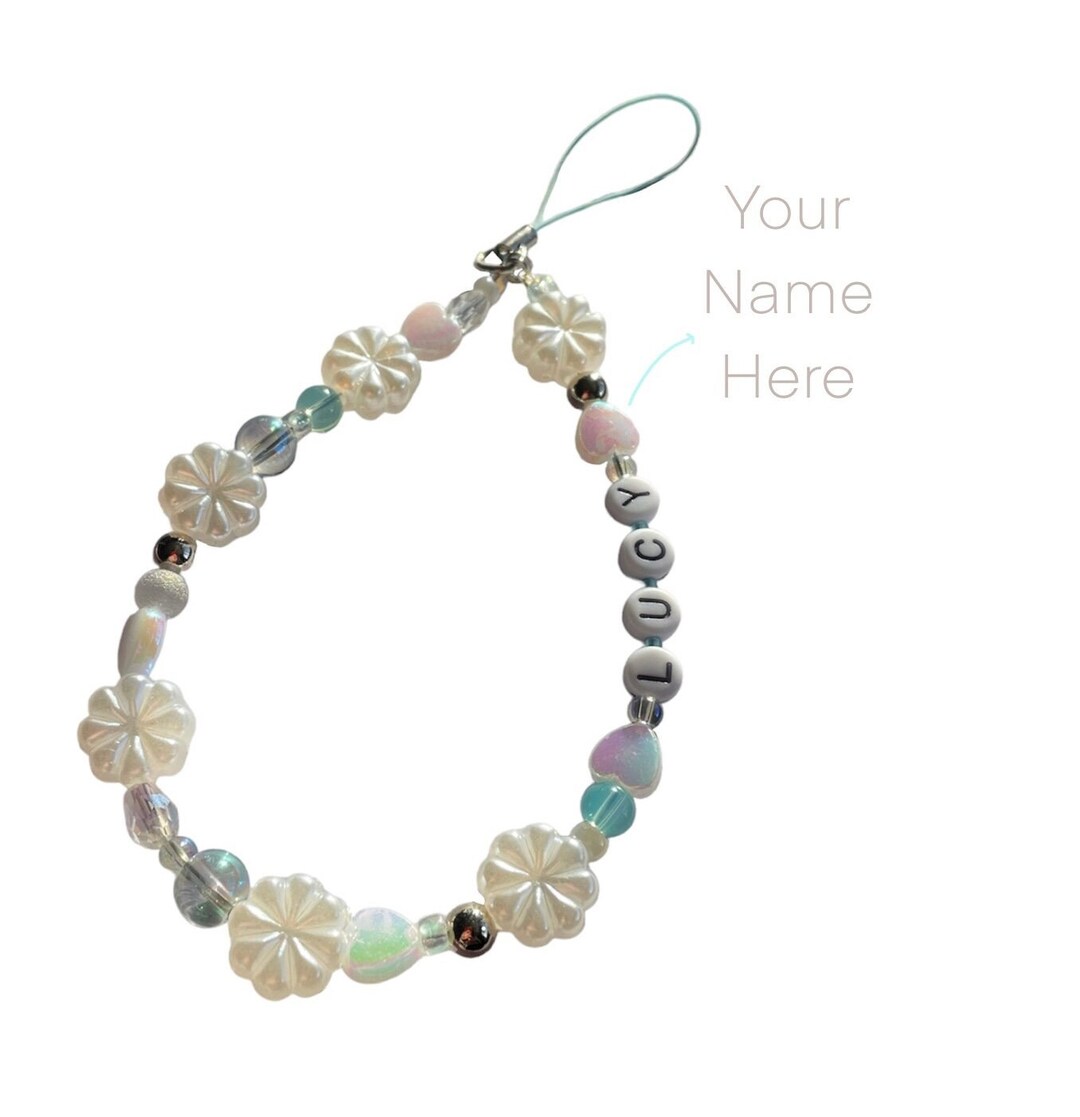 Personalised Phone Charm Custom Phone Charm, Custom Keyring ...