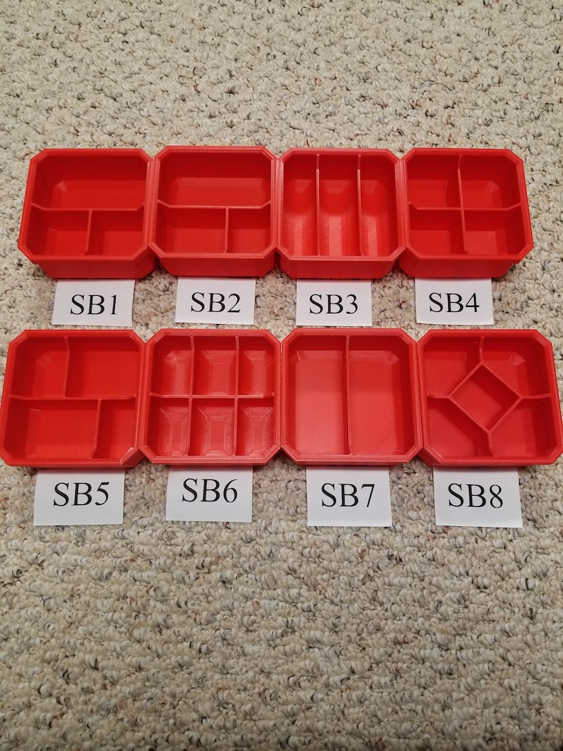 Packout Custom Square Thin Bins - 10 Options - Etsy
