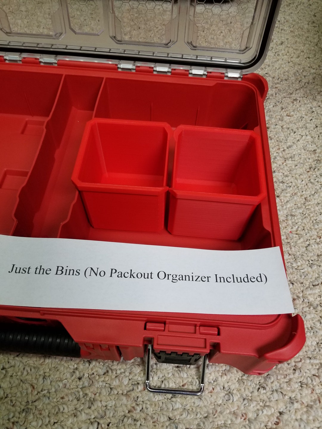 Packout TALL Half Bins With LIP (qty 2) - Etsy