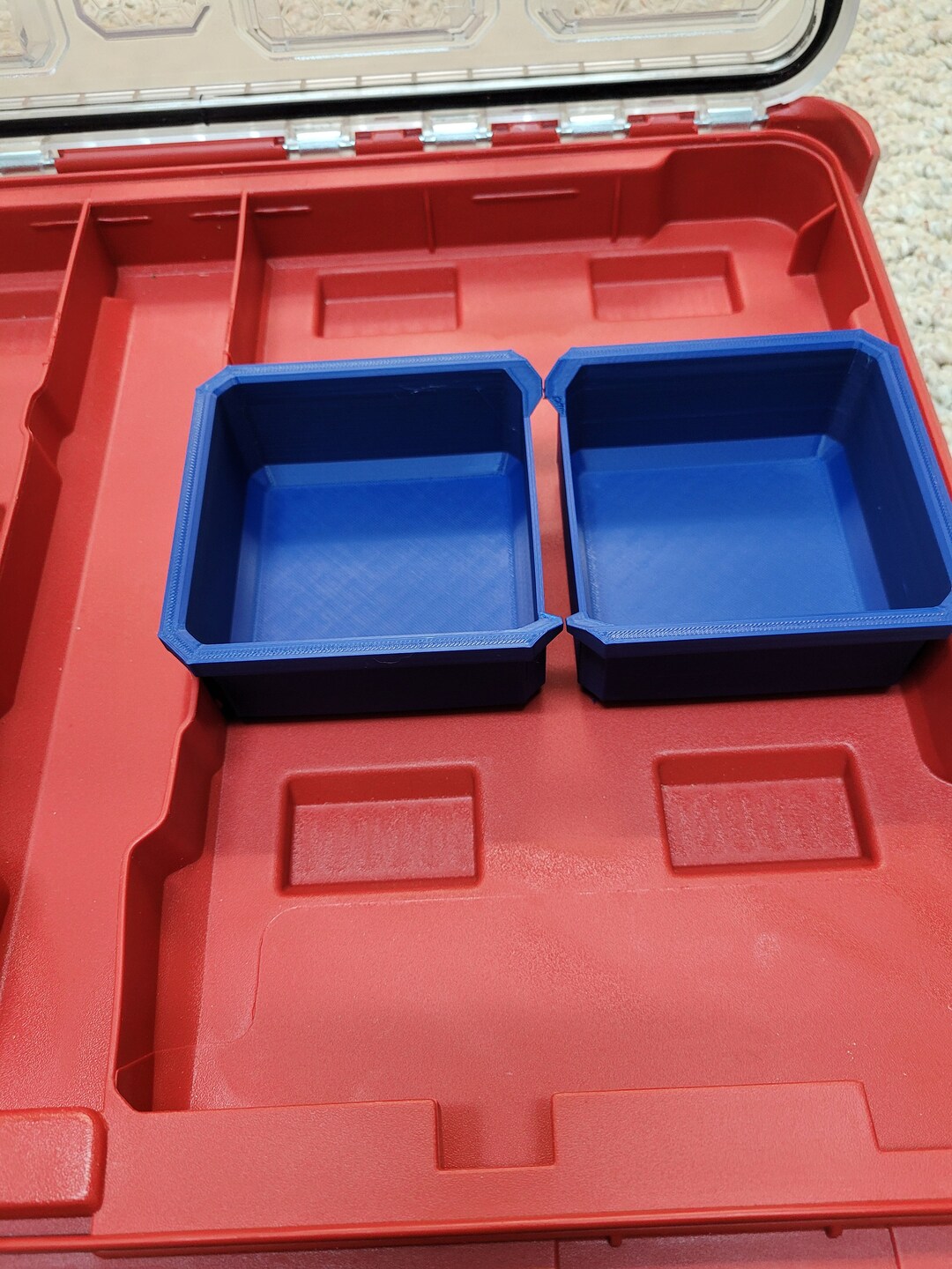 Packout THIN Square Bins With LIP Cutout (qty 2) - Etsy